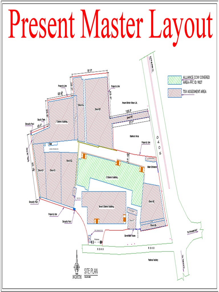 Present Master Layout: Site Plan | PDF