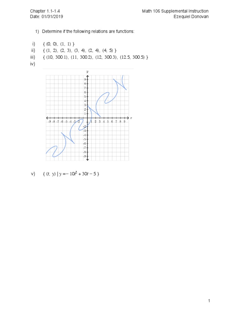 Analyzing Functions and Rates of Change | PDF | Motion (Physics ...