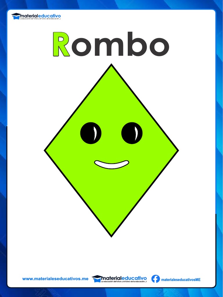 04 Láminas de Las Figuras Geométricas Rombo | PDF