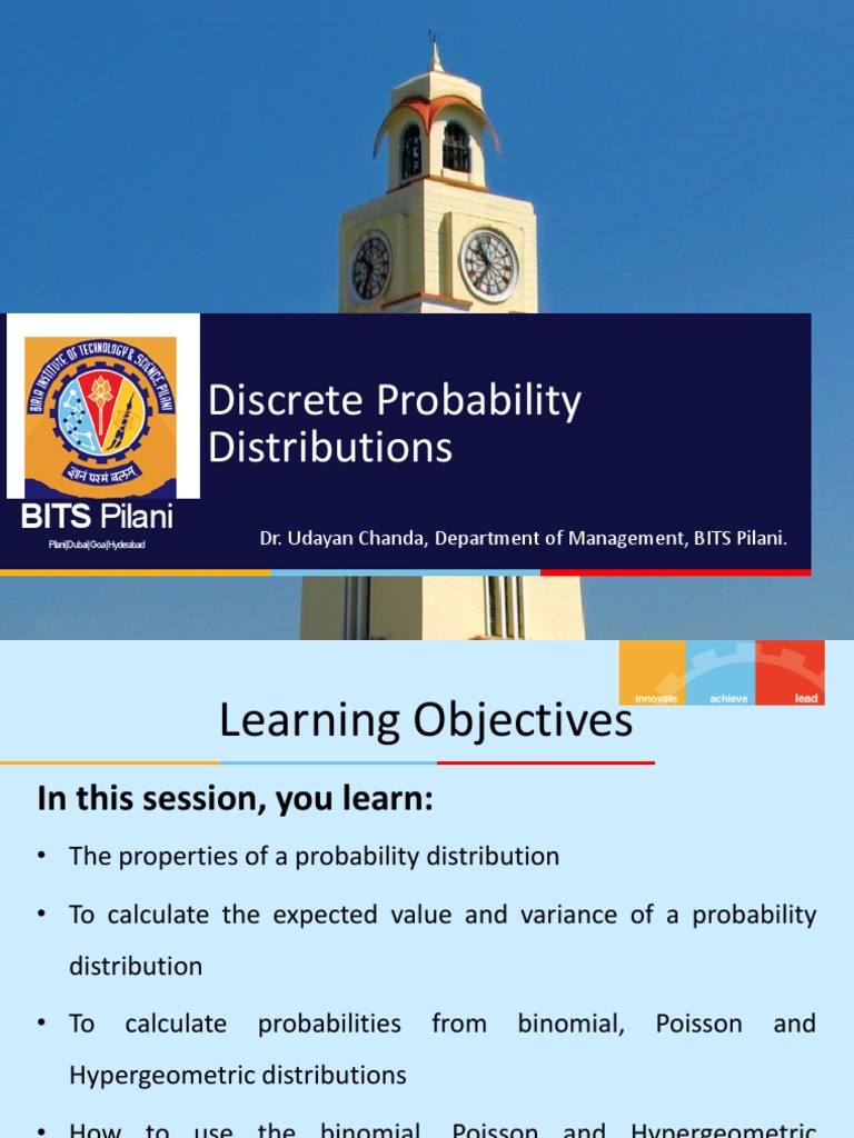 Discrete Probability Distributions | PDF | Probability Distribution | Random Variable