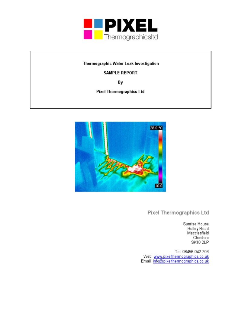 Thermal Imaging Water Leak Detection Services Sample Report | PDF ...