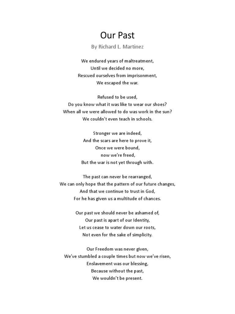 Black History Month Poem | PDF