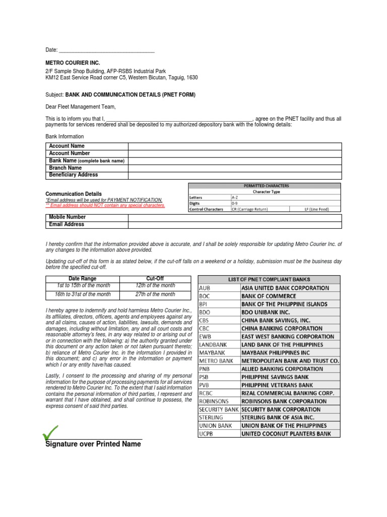 2023-05-17 Payment and Communications Form-1 | PDF