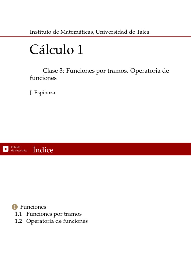 Funciones Por Tramos Utal | PDF | Lógica | Funciones y mapeos Funciones Por Tramos Utal | PDF | Lógica | Funciones y mapeos