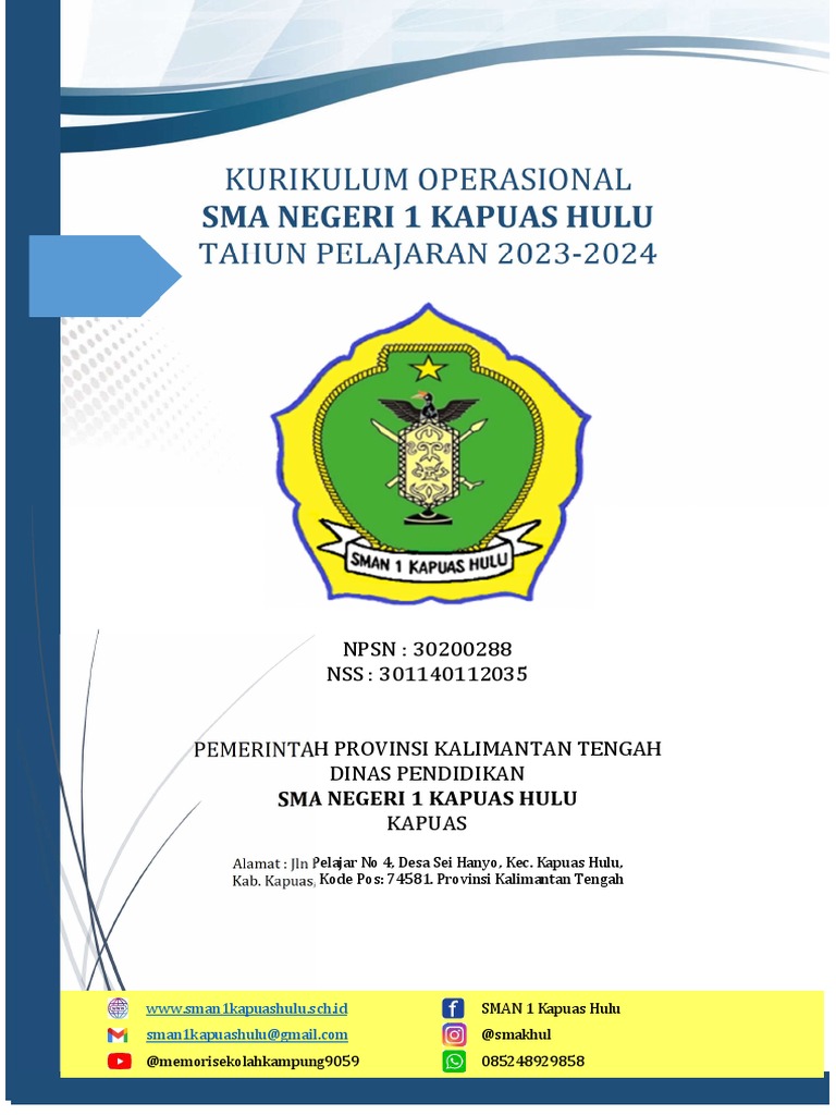 Kosp Sman 1 Kapuas Hulu 2023-2024 | PDF