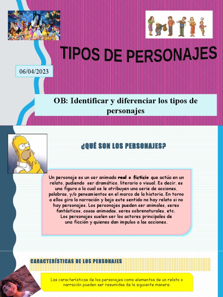 Tipos de Personajes | PDF