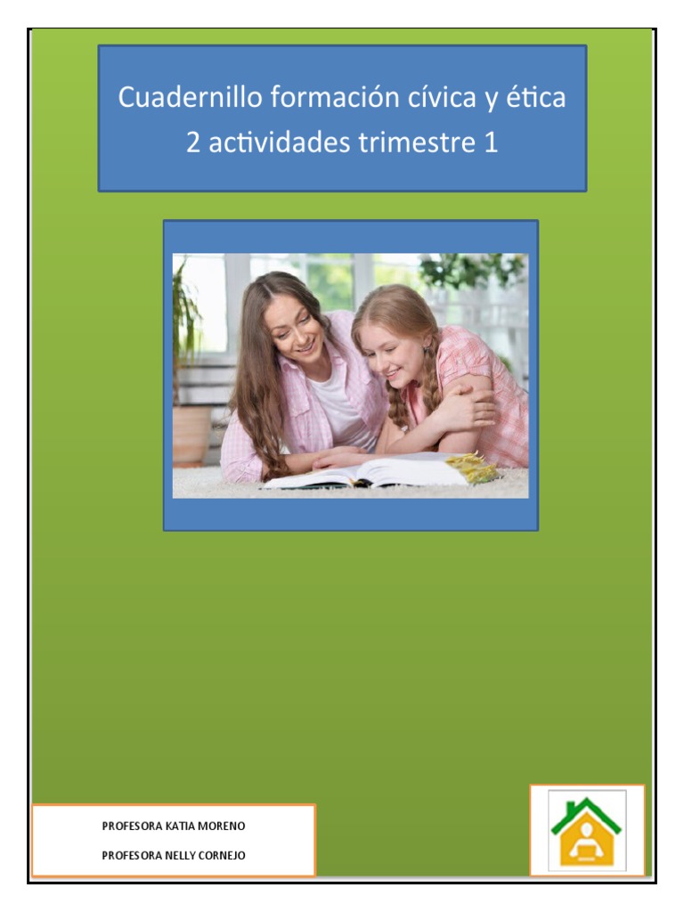 Cuadernillo Formación Cívica Y ética 2 Actividades Trimestre 1 Pdf