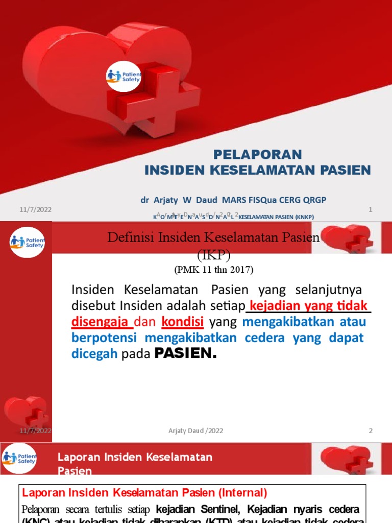 Laporan Insiden Keselamatan Pasien | PDF