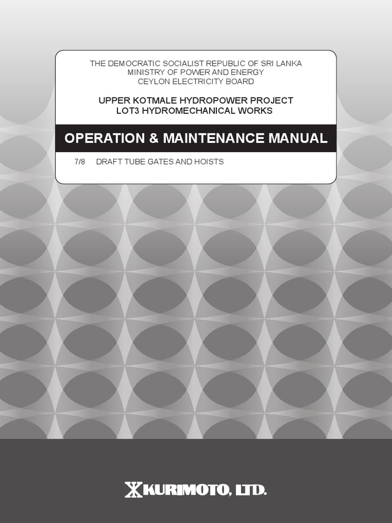 7 - Draft Tube Gates | PDF | Machines | Safety