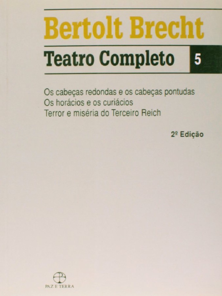 Resumo Bertolt Brecht Teatro Completo Volume 6 Bertolt Brecht | PDF | História