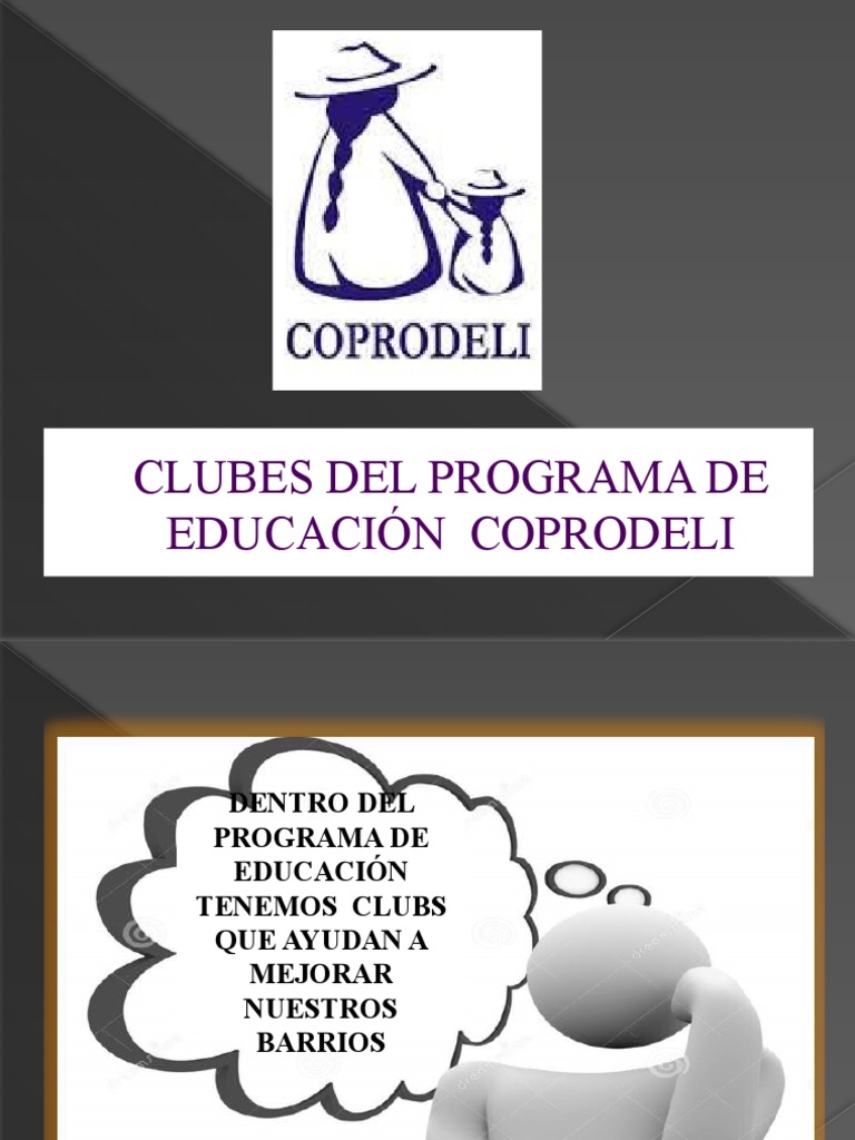 Programas de Coprodeli 1 | PDF