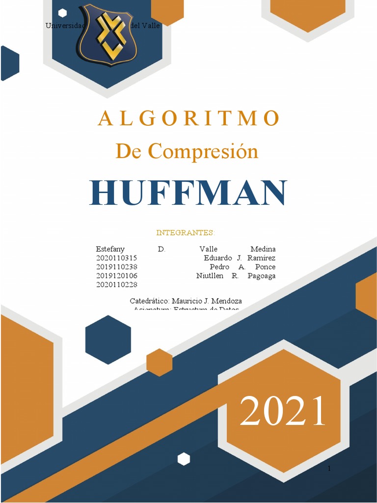 Grupo#3 Algoritmo Huffman IIIP | PDF | Ciencias de la Computación | Matemáticas Aplicadas