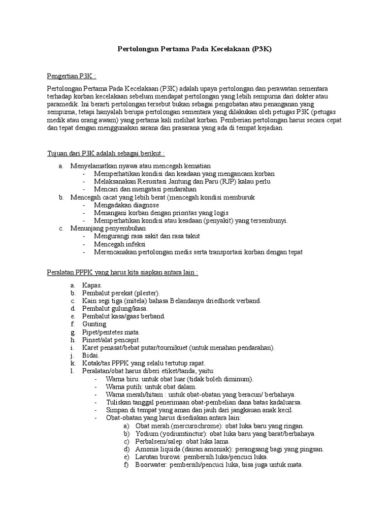 Materi p3k Pramuka Wajib Kls 11 | PDF