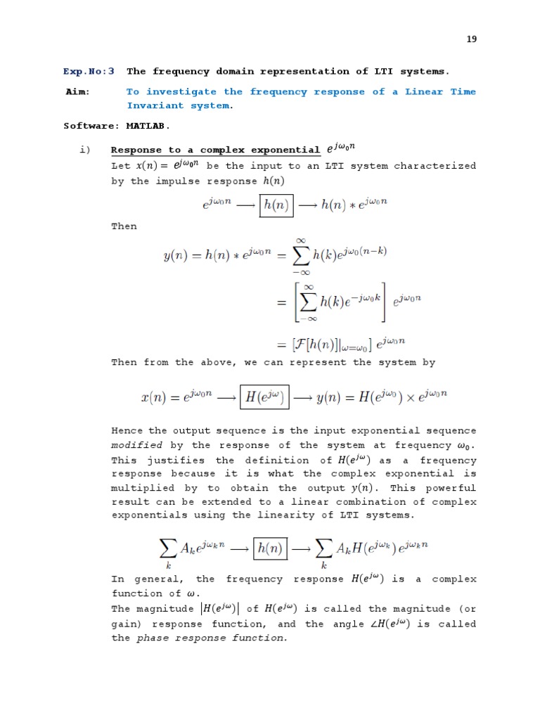 DSP Lab Expt 3 EECE GITAM-19-23 | PDF | Electrical Engineering | Algorithms