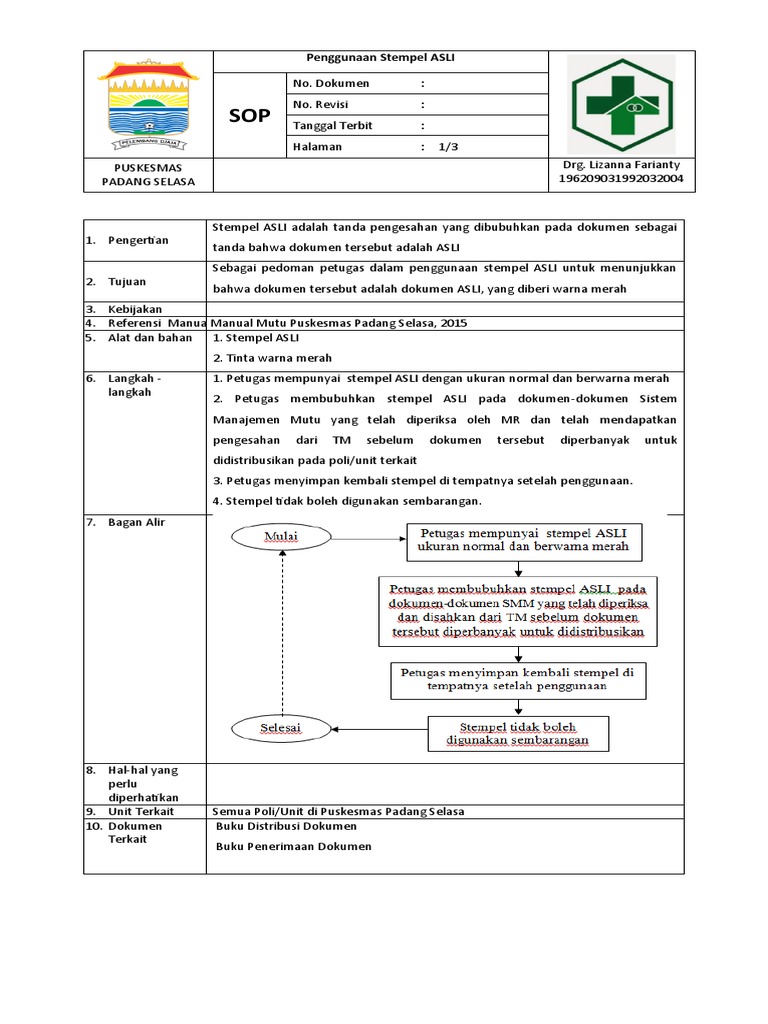 06 Penggunaan Stempel ASLI | PDF