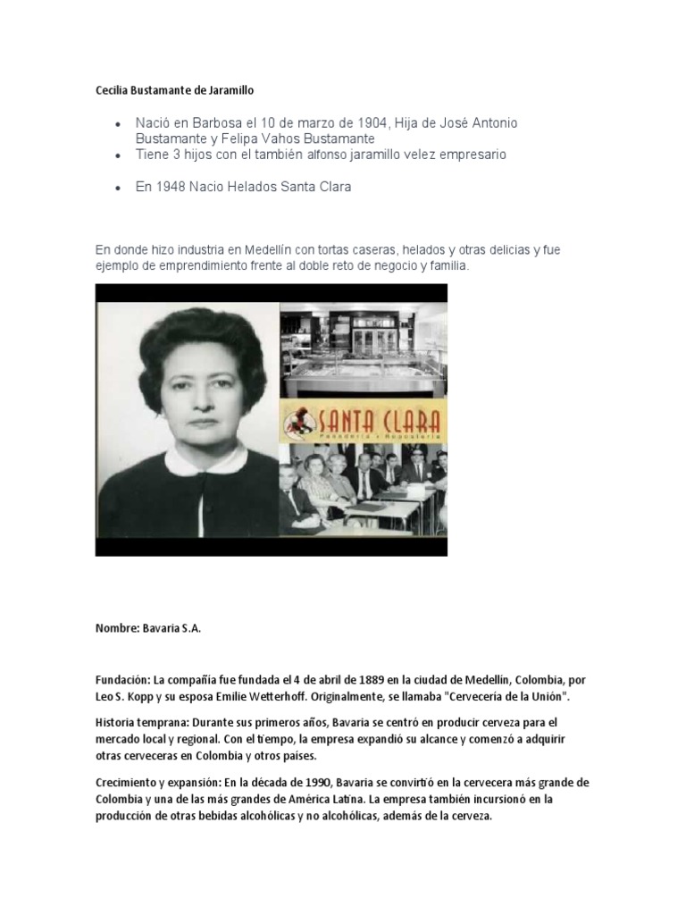 Cecilia Bustamante de Jaramillo | PDF