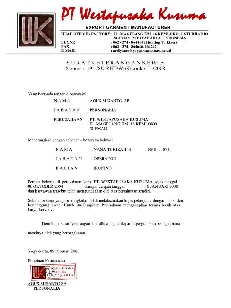 Pt. Westapusaka Kusuma | PDF