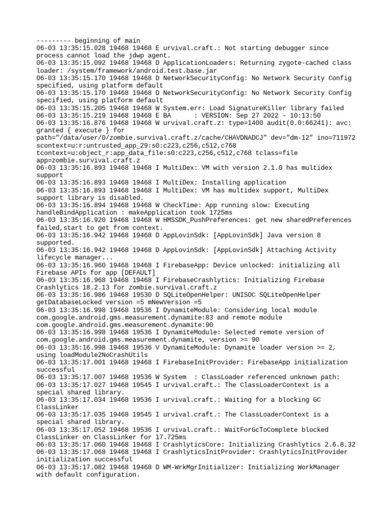 Mod Menu Log - Zombie - Survival.craft.z | PDF | Library (Computing ...