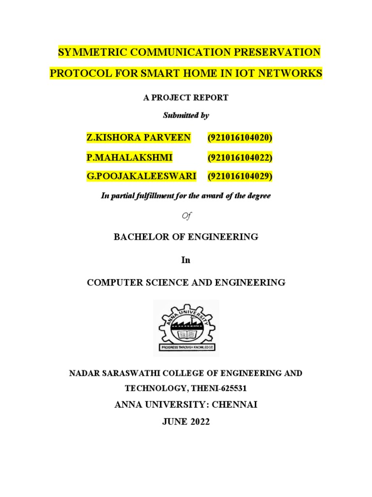 REPORT Final | PDF | Internet Of Things | My Sql