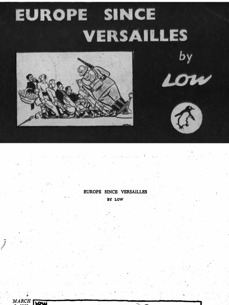 Low Cartoons Versailles Onwards | PDF | Adolf Hitler | Benito Mussolini