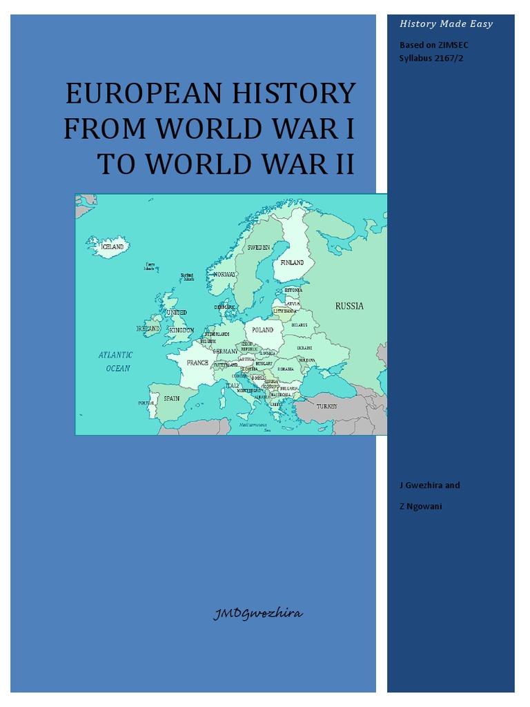 European History From WWI Final Issue-Signed | PDF | Cost Of Living ...