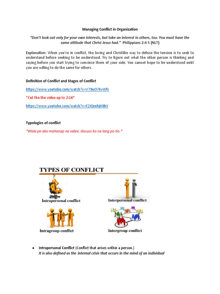 Conflict Management for Leaders | PDF | Behavioural Sciences ...