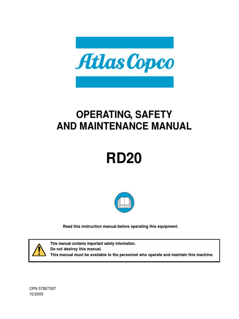 RD20 Operation Manual | PDF | Hazards | Manufactured Goods