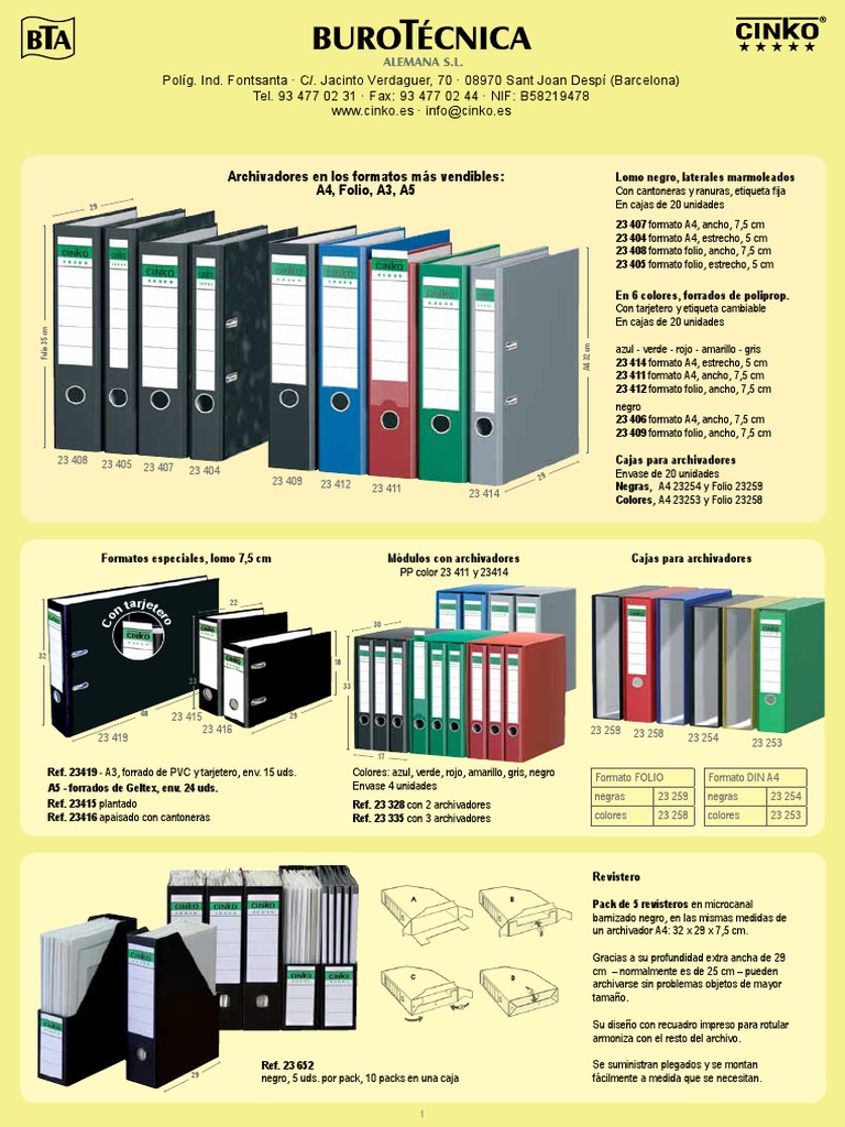 Catalogo Cinko Resumido | PDF