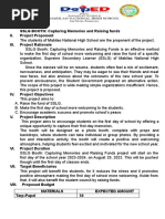 SSG Project Proposal - Teacher's Day | PDF | Behavior Modification ...