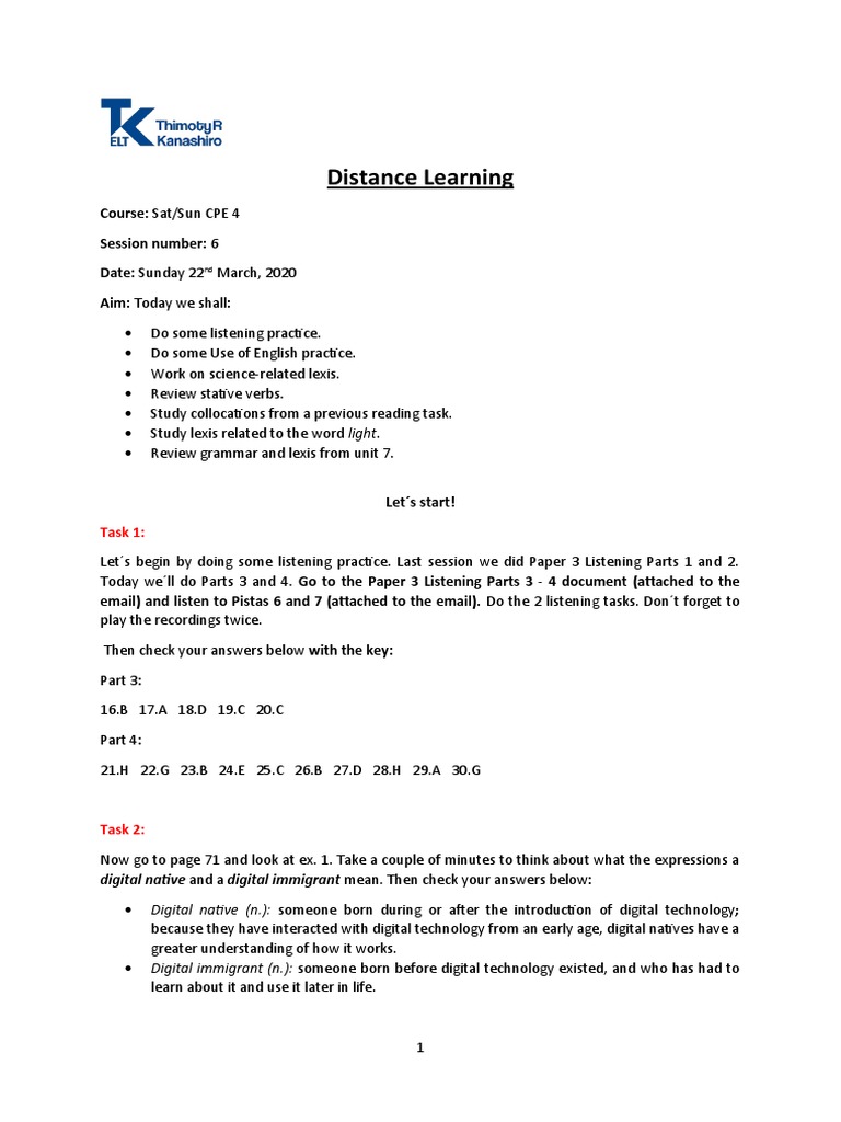 Session 6 - Sunday 22nd March 2020 | PDF | Adjective | Noun Session 6 - Sunday 22nd March 2020 | PDF | Adjective | Noun