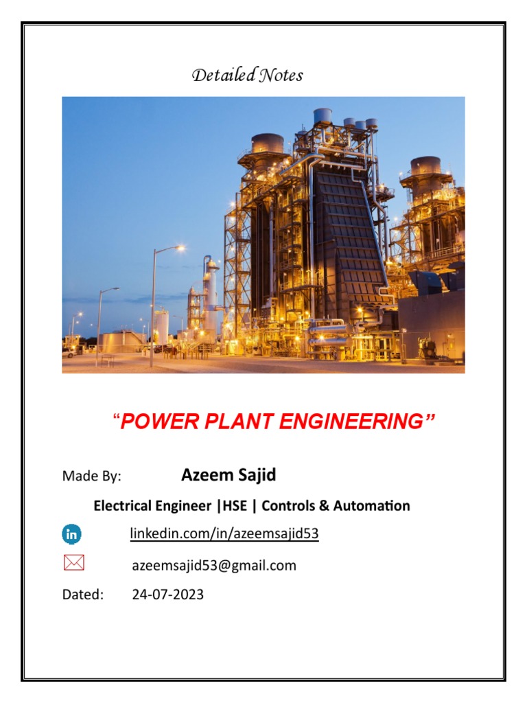 Power Plant Engineering Insights | PDF