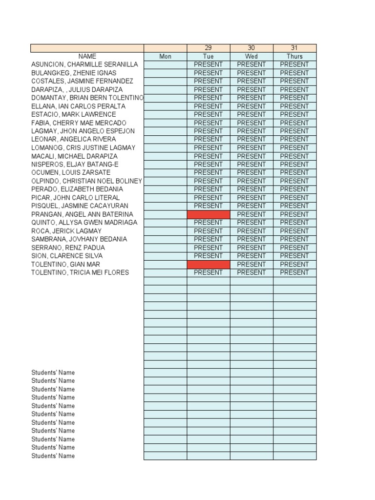 Automated Attendance 2023-2024 | PDF
