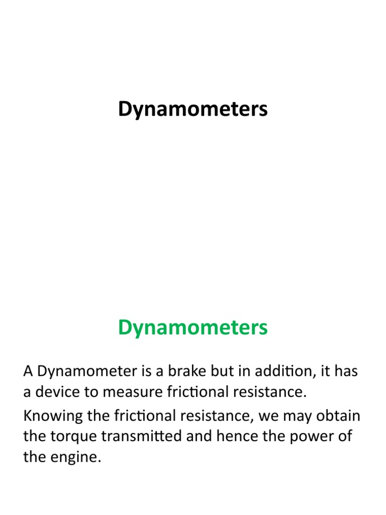 Dynamometer | PDF | Electrical Engineering | Metrology
