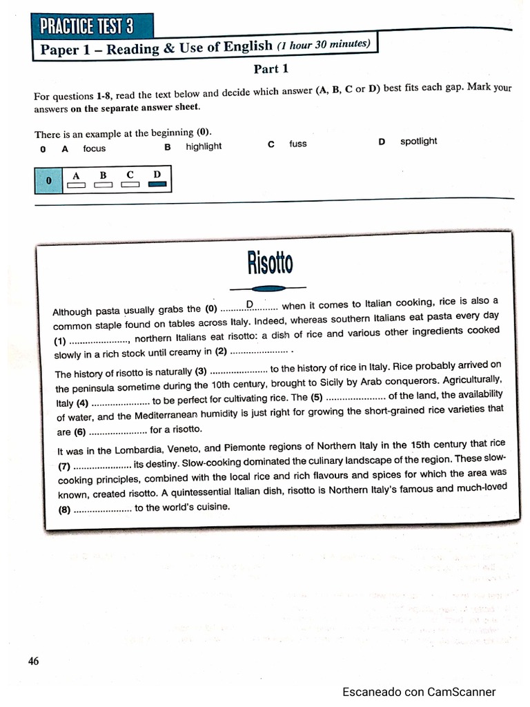 Paper 1 Reading and UOE | PDF