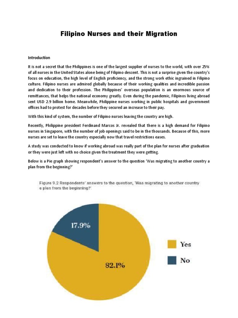 MMW Culminating Activity | PDF | Human Migration | Nursing