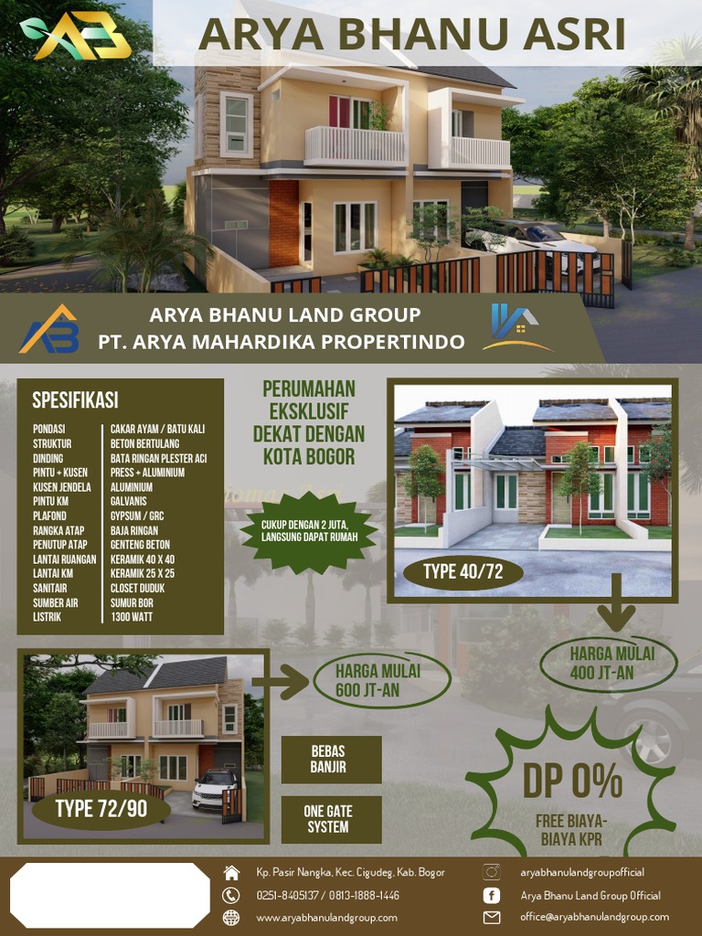 Contoh Brosur Perumahan | PDF