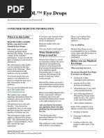 CROMSOL Eye Drops Solution 2 Sodium Cromoglicate PIL | PDF | Medicine ...