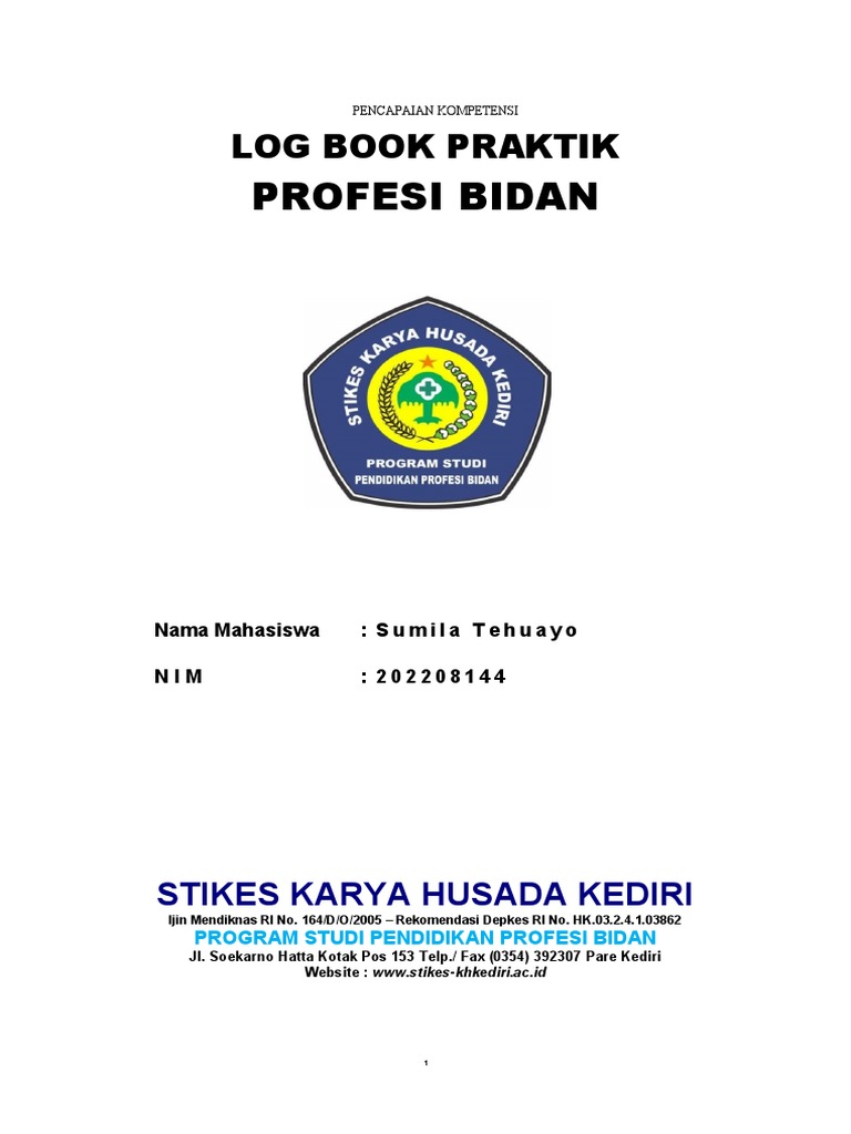 Log Book 2022-2023 | PDF