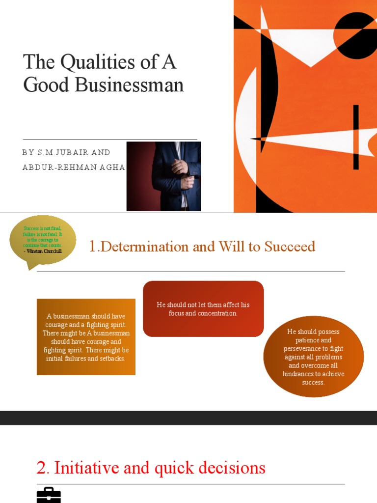 The Qualities of A Good Businessman-Syed Muhammad Jubair | Download ...