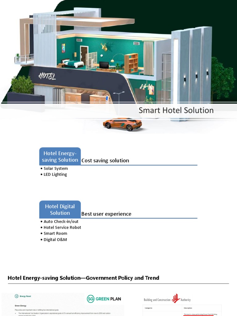 Smart Solutions for Hotels | PDF | Energy Conservation | Lighting