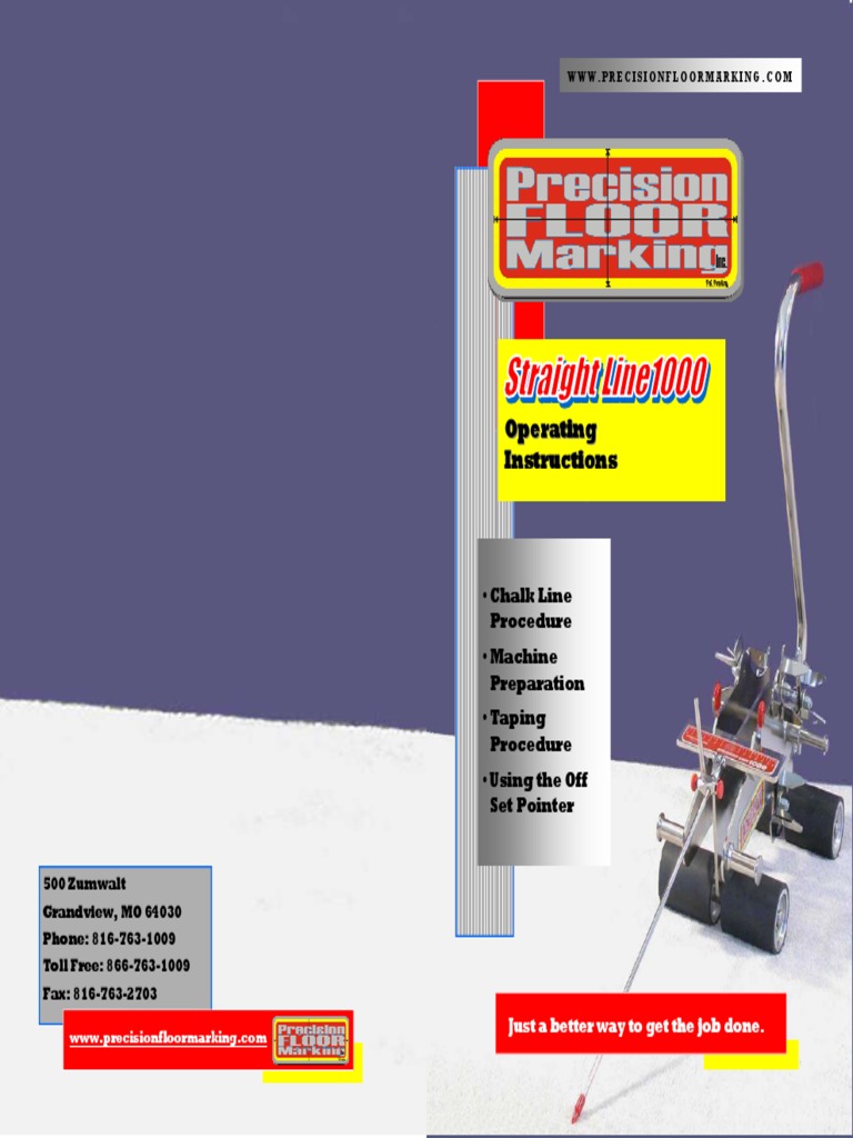 Straightline1000 - Operating Instructions 5 23 23 | PDF | Manufactured ...