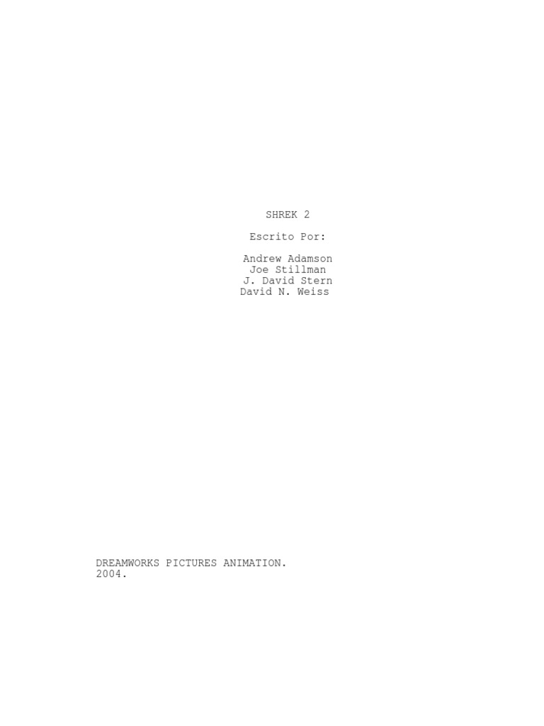 Shrek 2 | PDF