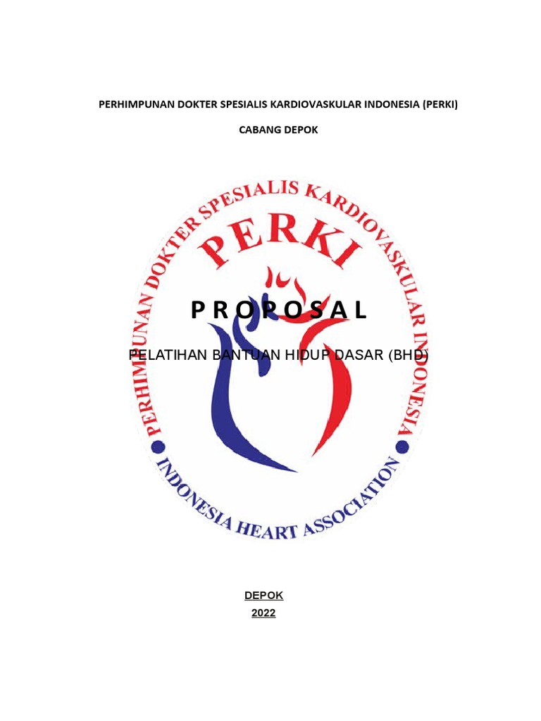 Proposal BHD PERKI Depok | PDF | Kesehatan Holistik