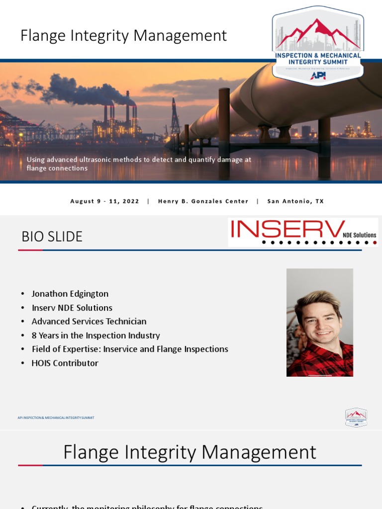 Flange Integrity Management | PDF | Valve | Corrosion