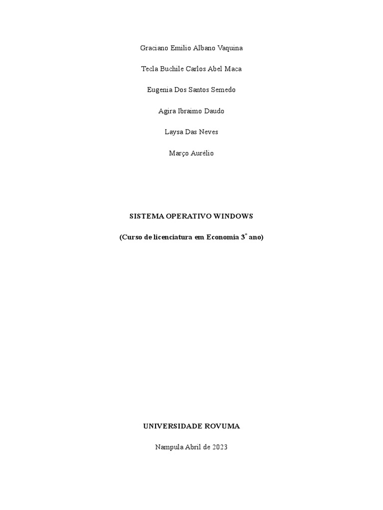 Graciano Emilio Albano Vaquina | PDF