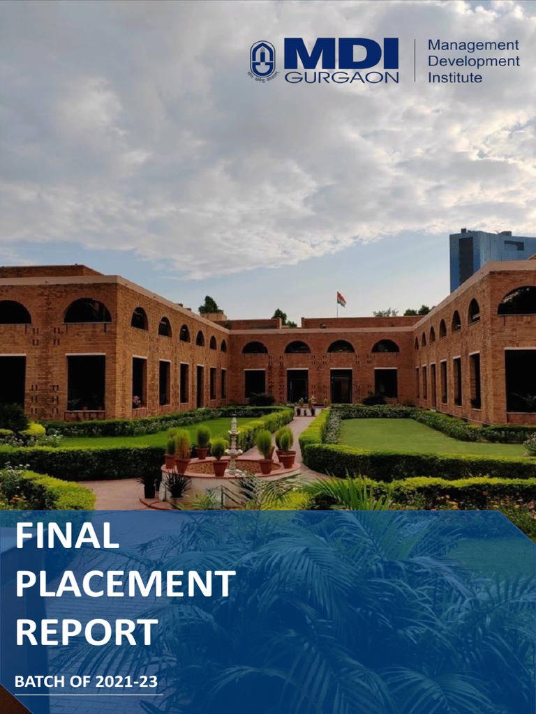 Final Placement Report - 2021 23 | PDF