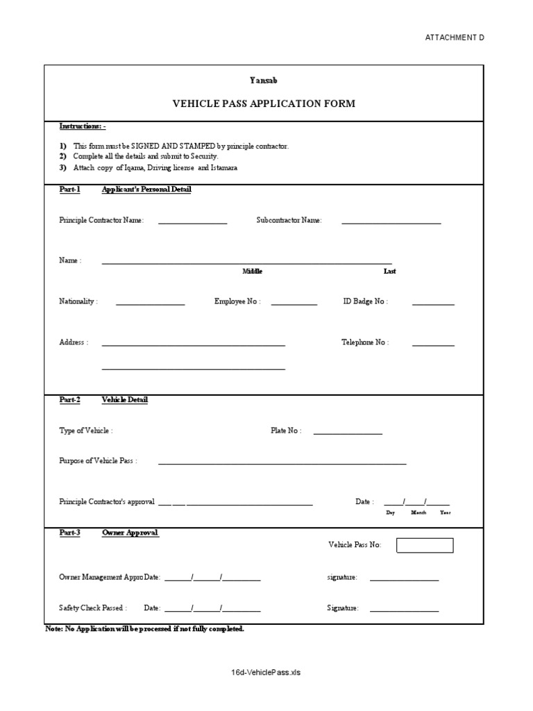 16d VechiclePass | PDF