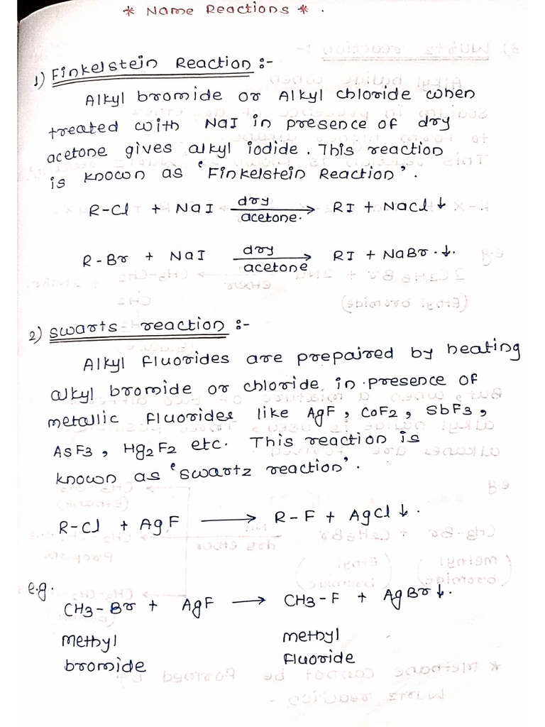 Naming Reaction | PDF