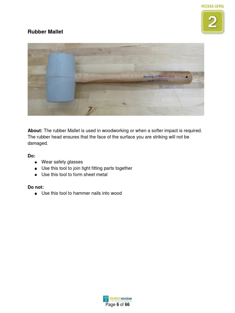 Rubber Mallet SOP | PDF