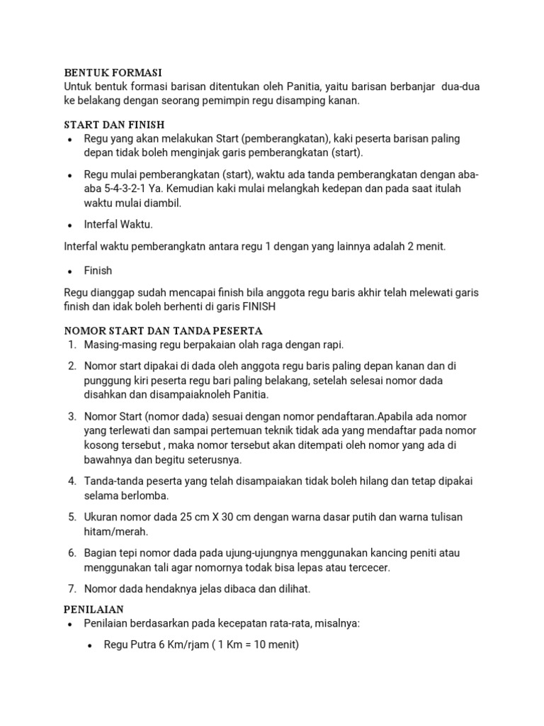 Bentuk Formasi | PDF